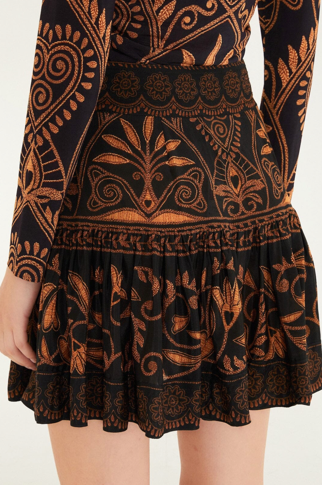 Black Cornely Ainika Mini Skirt