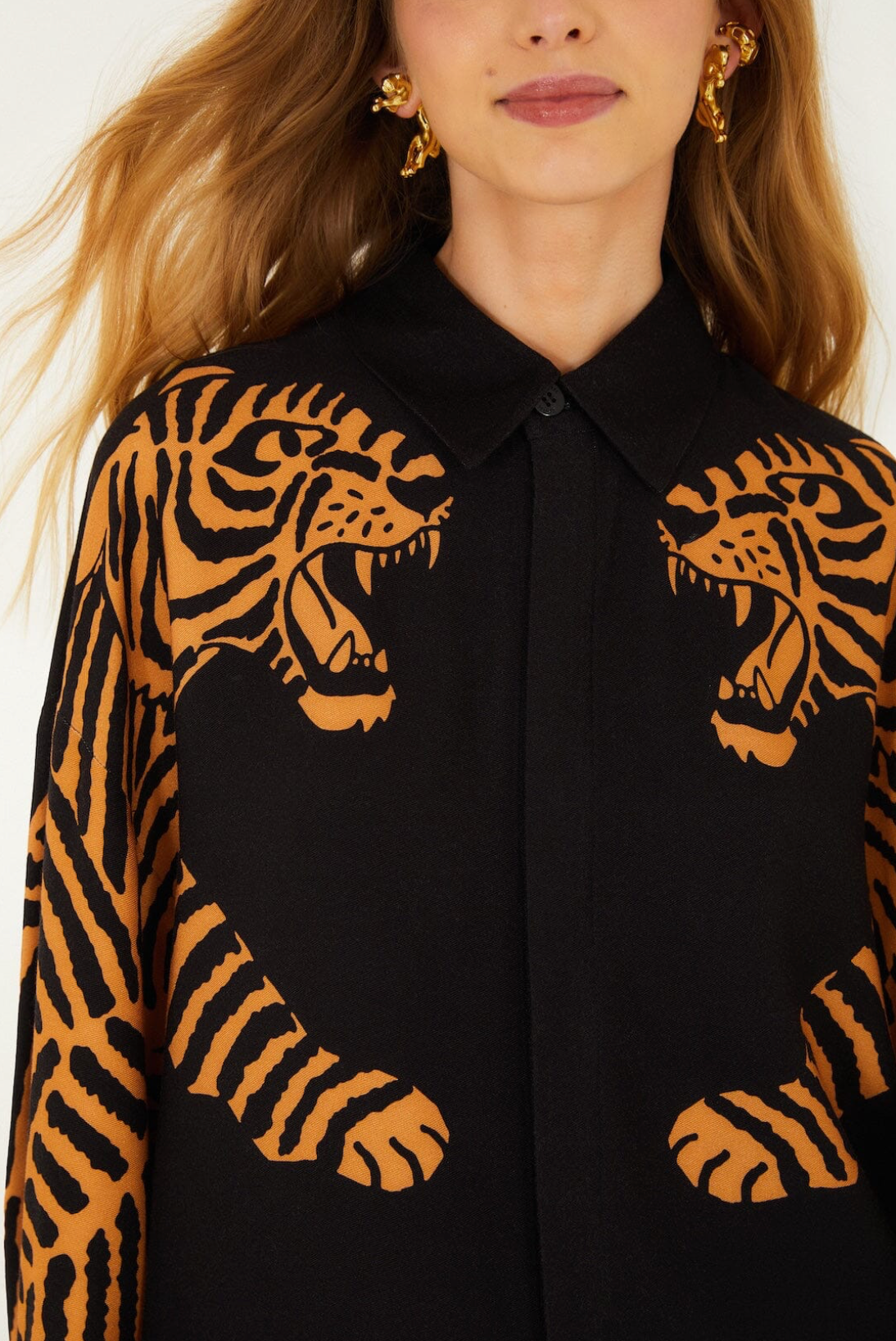 Black Tiger Long Sleeve Shirt